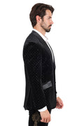 BARABAS Men's Diamond Shape Design Rhinestone Luxury Blazer 2BL3114 ...